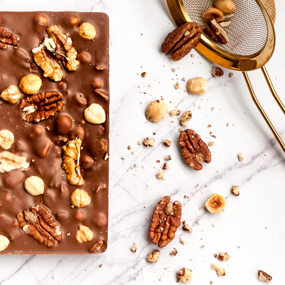 Premium Chocolate Bar | Milk+ Nuts – Chocolatemakers