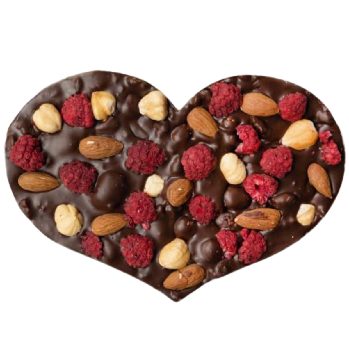 Chocolade hart | Puur + Hazelnoten – Chocolatemakers